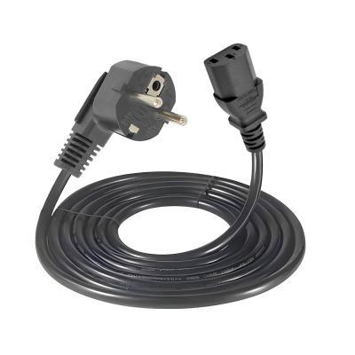 China Customized EU Power Cord Eu Power Cable VDE KC Certificate Power Cables European Korea 3 Pin  Power Cord 10A 250V for Home Appliance2 Wire Type for sale