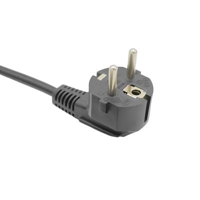 China Customized Jacket EU Power Cord for Superior Performance and Durability HENG-WELL European CEE Plug Household Appliance 16A 250V EU Plug IEC C13 C7 Power Cord WHITE IN STOCK for sale