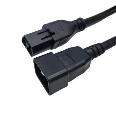 China SAF-D-GIRD Male to C20 Female Extension Cable SJT 12AWG 3-Core H05VV-F 3-Core AC Power Cord for Data Center for sale