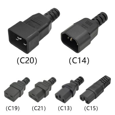 중국 IEC C19에서 C20 연장 전력 220V 16A 3.0m 연장 전력 전선 판매용