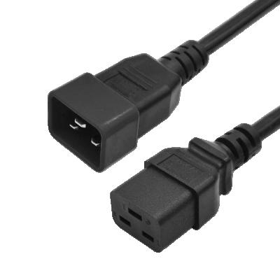 Китай IEC C19 до C20 расширение электрического 220V 16A 3,0m расширение силового кабеля продается