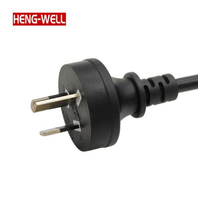 China SAA Certified 3 Pin Power Cord 10A 250V Power Supply Cord with Au Plug for PC/Computer/Laptop C13/C5 3 Pin for Home Appliance Convenient and Durable AC DC Power Cord with SAA Plug for sale