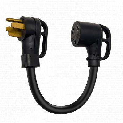 China 30 Amps Nema Extension Cord  TT-30 Locking Plug With SJTW 3C 10AWG Cable With Deap Sea Underwater  3 Pin Connectors IP68 for sale
