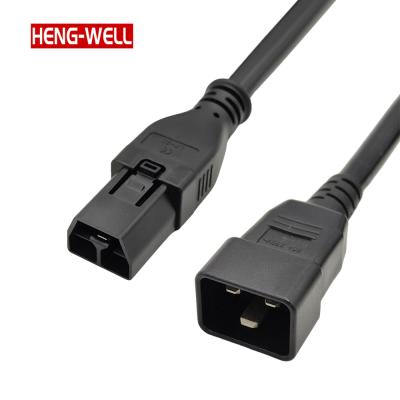 China SAF-D-GIRD 400V 3 Core 12Gauge 2.5mm2 Extension Cord 30A Rated Current C20 Plug Power Cable for PDU Server Equipment for sale