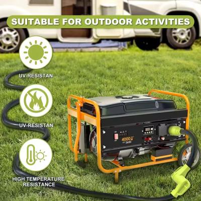 China 4 Prong 30 Amp 50 Amp RV Generator Adapter Cord L14-30P 14-50R 10 AWG SJTW 250V for RV Trailer Van Trailer 1FT Power Cord for sale