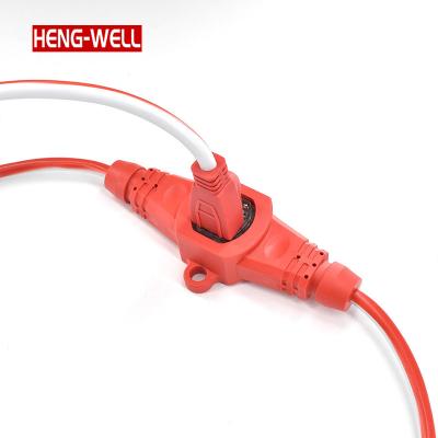 China SJTW 16/2 18/2 NEMA 5-15P 5-15R Plug Socket Overload Safety Power Cable Custom Length Fuse Protected Extension Cord for sale