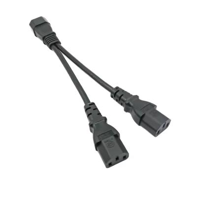 Китай 0.3M ENEC Power Cable Y Splitter C14 to 2 C13 Extension Cord 10A 250V для расширения питания нескольких устройств продается