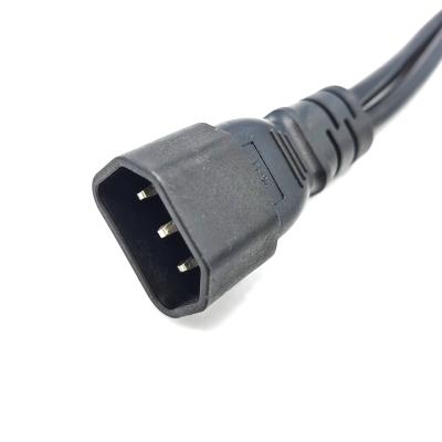 Китай 0.3M ENEC Power Cable Y Splitter C14 to 2 C13 Extension Cord 10A 250V для расширения питания нескольких устройств продается