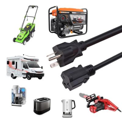 China HENG-WELL 10Ft Power Extension Cord Nema 6-20P/6-20R 10Ft for 220/250V 14 Awg for UL Listed 3 Prong SJTW Cable for sale