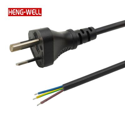 China HENG-WELL CCC 3-Pin Power Cord Stripped 0.6M 1.5M 1.8M China Cords for Computer/Server/UPS in Electronics & Home Appliances for sale