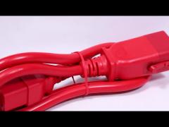 맞춤형 IEC 전원 연장 케이블 IEC320 C14에서 C13 잠금 커넥터 1.2m 1.5m
