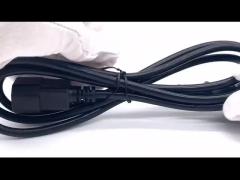 10A 125V 延長電源ケーブル UL 承認 IEC C13 C14 接続ケーブル