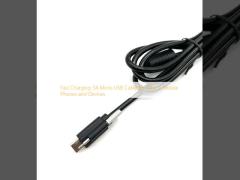 Customized Type C Cable With Fixing Screws USB Data Cable With Magnetic Ring