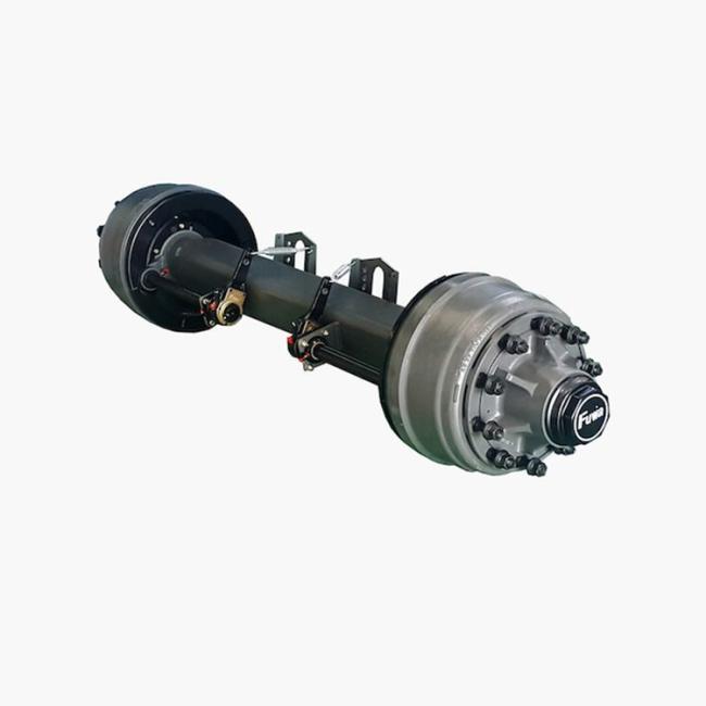 2 Tandem Axles 40FT ISO Straight Skeleton Truck Semi Trailers with Fuwa Axle 13t and Air Bag Spring Suspension for Light Container Delivery