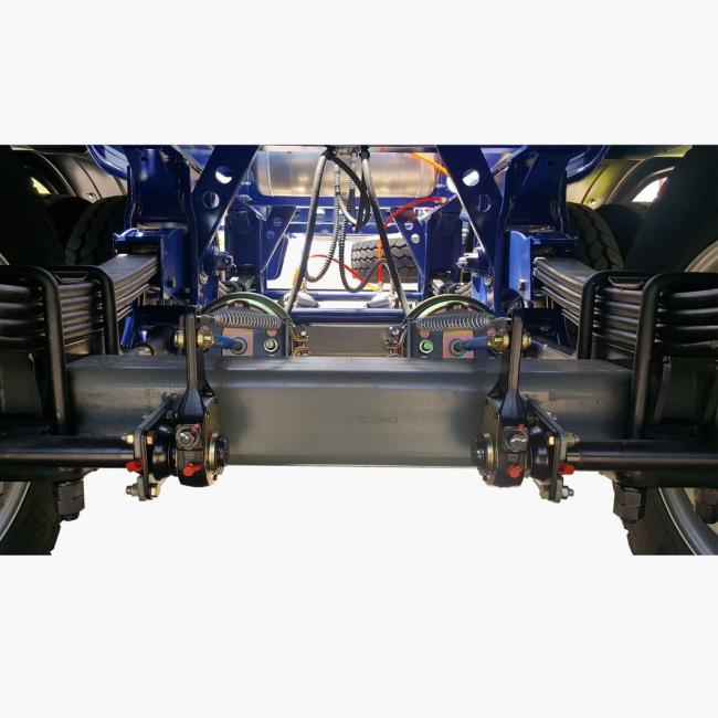 2 Tandem Axles 40FT ISO Straight Skeleton Truck Semi Trailers with Fuwa Axle 13t and Air Bag Spring Suspension for Light Container Delivery