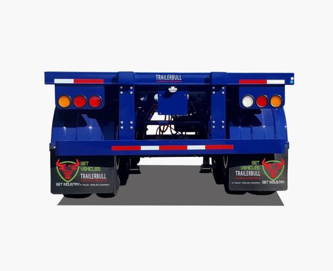 3 Axles 40FT Versatile and Reliable Drop Side Rail Wall Flatbed Semi-Trailer with Fuwa Axle 13t and Air Bag Spring Suspension