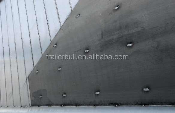 30 Cbm Solid Rounded Tipper Semi Trailer 3 Axles for Building Materials Truck Trailers