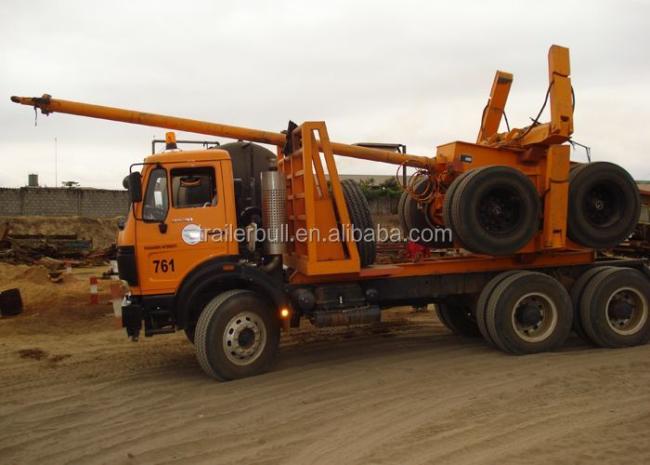 50t Log Trailer Trucks for 9m Logs and Timbers in Africa and Russia