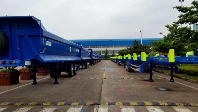 50t Log Trailer Trucks for 9m Logs and Timbers in Africa and Russia