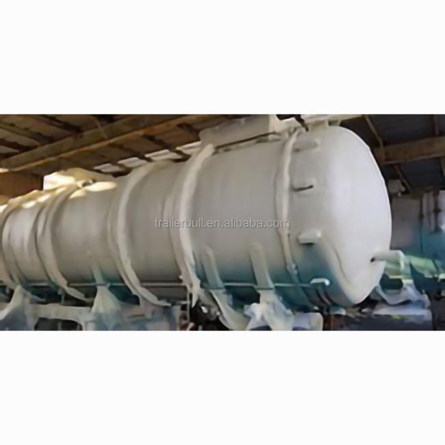 43000L 28t Heavy Duty Insulated Carbon Steel Tank Semi Trailer 3 Axles with Heater System for Bitumen Crude Oil