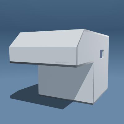 China Cab over Design Truck Camper Shell for Camping Thermo Material XPS / PIR 40-45kg/cbm for sale