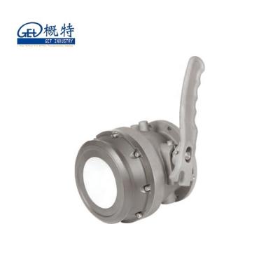 China Aluminum Alloy 100mm 4 Inch Oil Tanker Truck And Trailer API Adaptor Valves For Tanker Discharge System for sale
