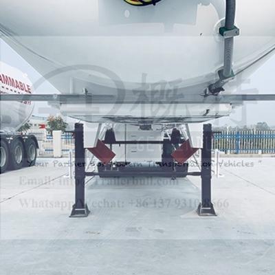 China FUWA BPW Axle 49820L Liquefied Ammonia Tank Semi Trailer With 2