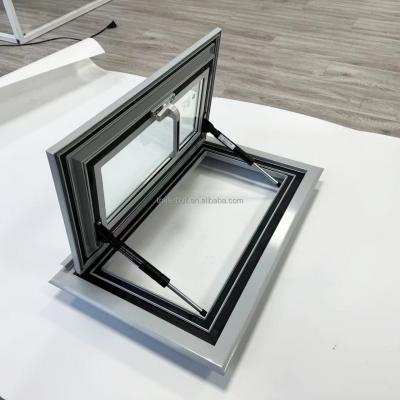 China Max. Open op 65 graden Aanpasbaar gehard glas Expeditievensters voor RV-trailers Te koop