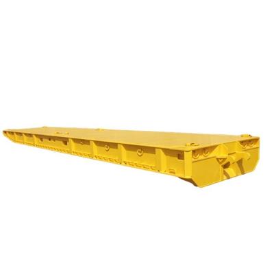 China 40ft 50T TERMINAL SUPER HEAVY MACHINE TRANSIT MAFI FLATBED ROLLER TRAILER Semi-Trailer for Transport for sale