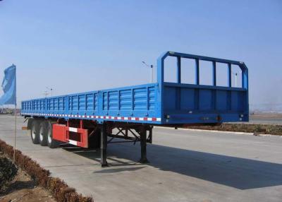 China 40ft 3 Axles 45T Stake Side Platform and container truck Semi trailer for sale