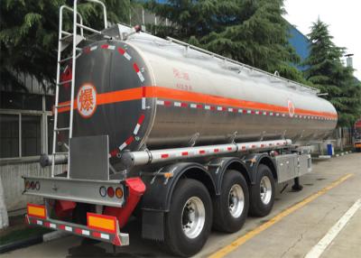Cina Semi-remorchi di alta sicurezza per cisterne in alluminio / rimorchi per cisterne chimiche con 3 assi 35000L in vendita