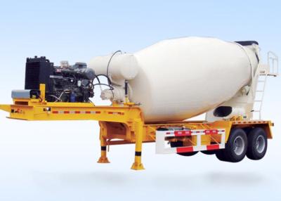 Cina Materiale da costruzione: rimorchio per petroliere in acciaio carbonio, rimorchio per miscelatori di calcestruzzo 12 CBM in vendita