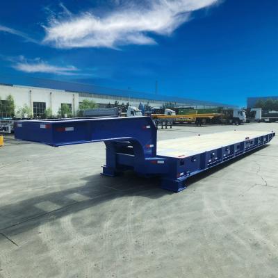 China 40FT 100 toneladas Fgn Mafi remolque remolque para mercancías y materiales estáticos pesados en la industria del transporte marítimo en venta