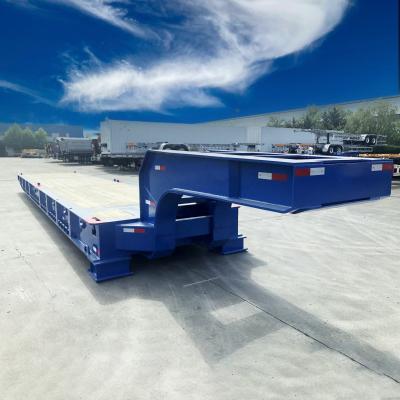 China 40 ft 100 ton Fgn Mafi-aanhangwagen Rollen voor zware statische goederen en materialen in de maritieme scheepvaartindustrie Te koop