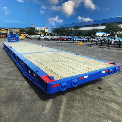 China 40 ft 100 ton Fgn Mafi-aanhangwagen Rollen voor zware statische goederen en materialen in de maritieme scheepvaartindustrie Te koop