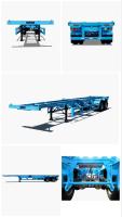 China Fuwa Axle Skeletal Semi Trailer For Light Container Delivery for sale