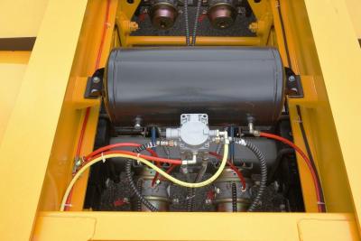 China Fuwa Axle Skeletal Semi Trailer For Light Container Delivery for sale