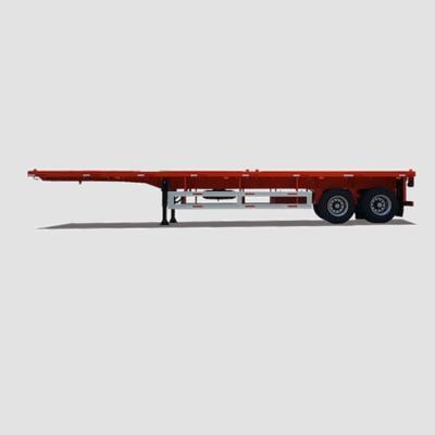 China 40FT 2 Axles Versatile and Reliable Flatbed Semi-Trailer for Efficient Cargo Transportation for sale