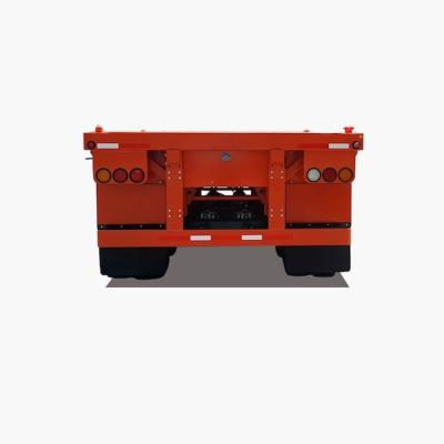 China 40FT 2 Axles Flat Bed Semi Trailer Versatile Reliable for sale