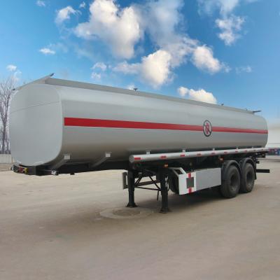 China 2 Axles 28000L 20t Capacity Fuel Tank Trailers for sale