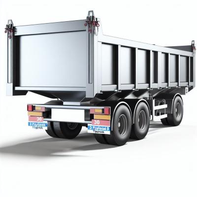 China 30 Payload Tipper Lorry Trailers Heavy-Duty Transport with Steel Durability Heavy-Duty Trailers for and Durable Transport for sale