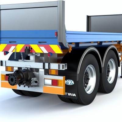 China Tipper Truck Trailers Designed with Jost 2 Trailer King Pin and HYVA Front Lift Hydraulic System for Optimal Performance for sale