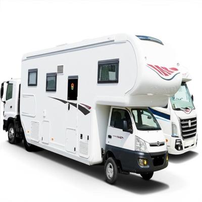 China Motorhomes de Camper para Caminhão Personalizados com Trailers de Caravan e Alcova Opcional à venda