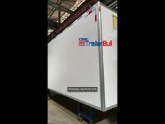 10ft FRP Aluminum ISUZU Truck Chassis Refrigeration Box Body With Flat Packed Shipment