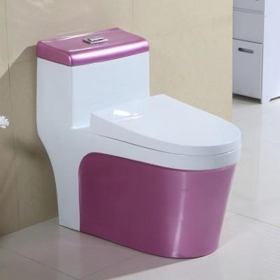 China European style ceramic one piece colored toilet bathroom water closet for sale
