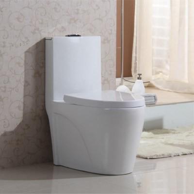 China Bathroom ceramic good sale elegant design cheap dual flush one piece indoor western toilet bowl for sale