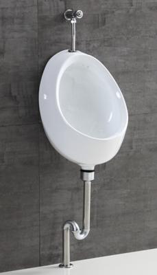 China New arrived ceramic round top flushing sanitary ware supplier small wall mounted s trap good sale white male urinal for sale
