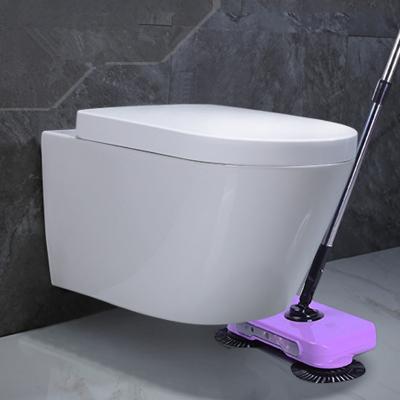 China A quality bathroom cistern concealed Cheap competitive ceramics water closed wall mounted toilet with soft seat cover for sale