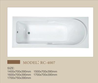 China cheap drop in bathtub build in acrylic for bathroom for sale