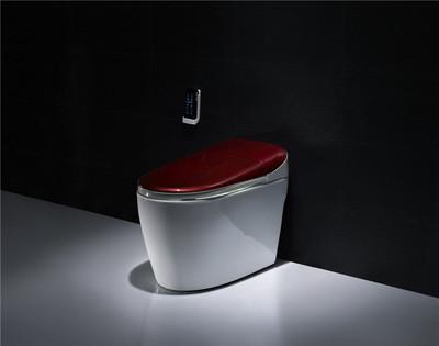 China China Sanitary Ware floor mounted economic one piece intelligent toilet smart wc toilet with warm seat cover for sale